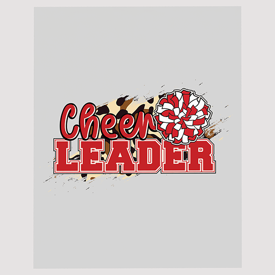 Cheerleader Bold Lettering - Ready to Press DTF Transfers – gemtransfers
